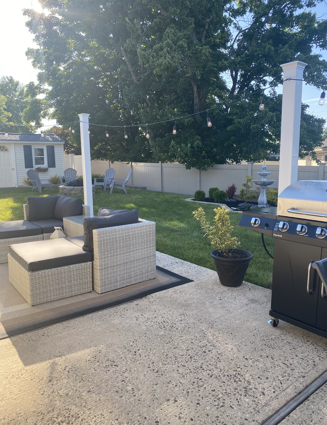 How to DIY Backyard String Lights Like A Pro - Simplymarla