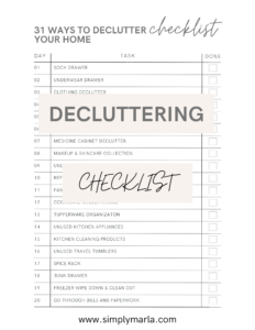 31 Easy Ways to Declutter Your Home and Elevate Your Life - Simplymarla