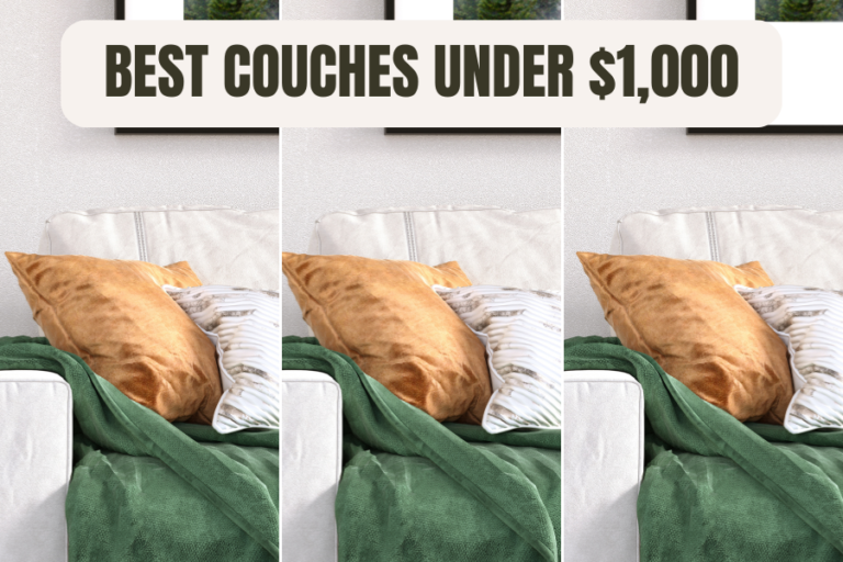Comfortable and Affordable: The Best Couches Under $1000 From Amazon