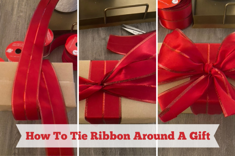 How To Tie Ribbon Around A Gift Like A Pro - Simplymarla