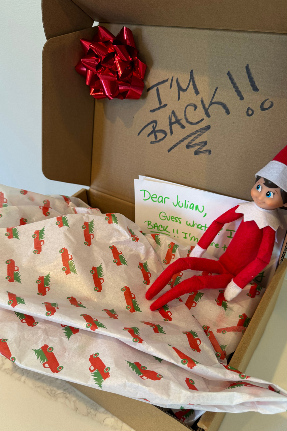 The Secret To Elf On The Shelf Arrival Ideas - Simplymarla