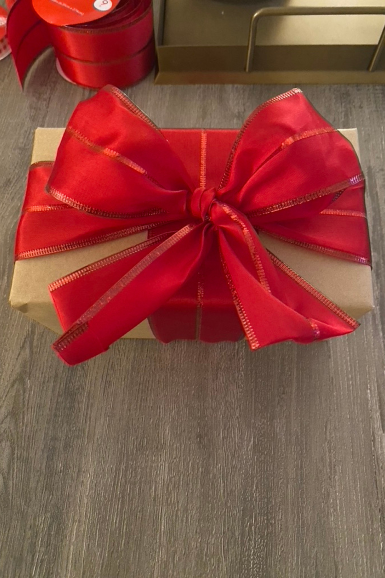 How To Tie Ribbon Around A Gift Like A Pro - Simplymarla