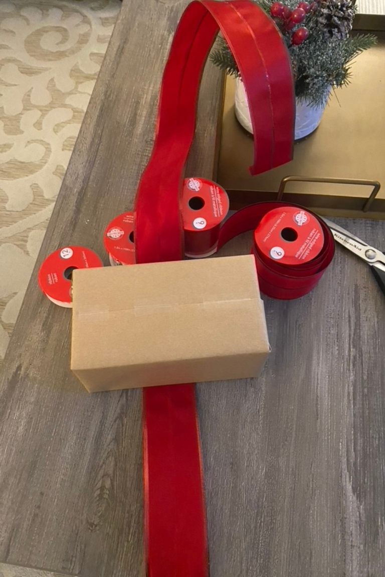 How To Tie Ribbon Around A Gift Like A Pro - Simplymarla