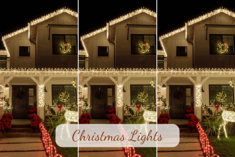How To Hang Christmas Lights The Right Way - Simplymarla